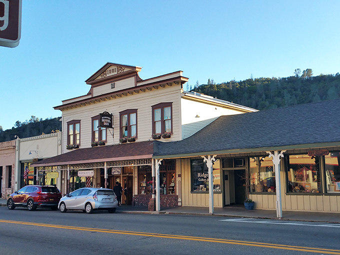 Storefronts that have witnessed generations of Californians tell their stories through carefully preserved facades and flower-adorned windows.