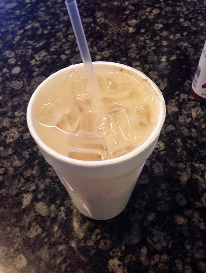 A frosty horchata&mdash;the unofficial beverage of taco enlightenment&mdash;provides sweet relief between bites of spicy salsa.