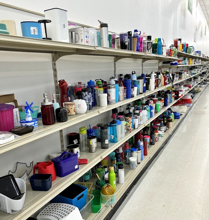 A hydration station of epic proportions&mdash;from quirky mugs to elegant tumblers, this is where your beverage vessels come to find second lives.