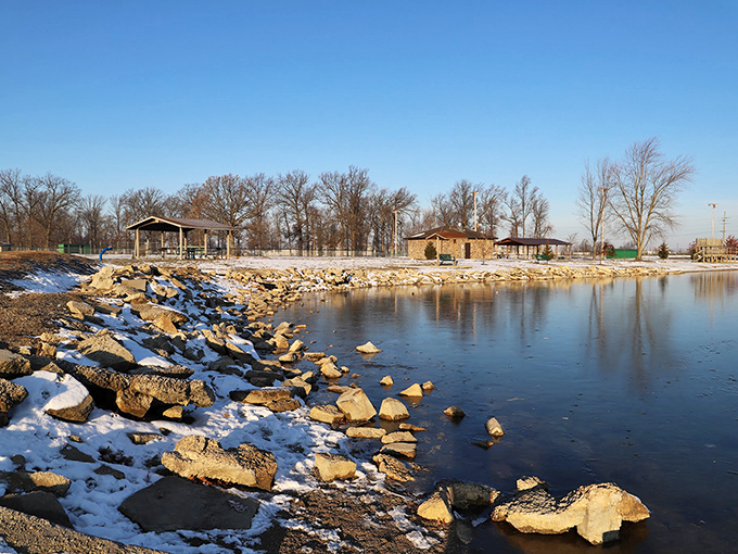 Lakeside walking paths that don't require hiking boots or a second mortgage. Nature therapy at prices that won't require actual therapy afterward.