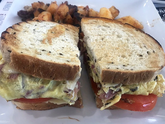 Breakfast sandwiches that make you question why you ever settled for drive-thru versions. This is morning fuel for champions.