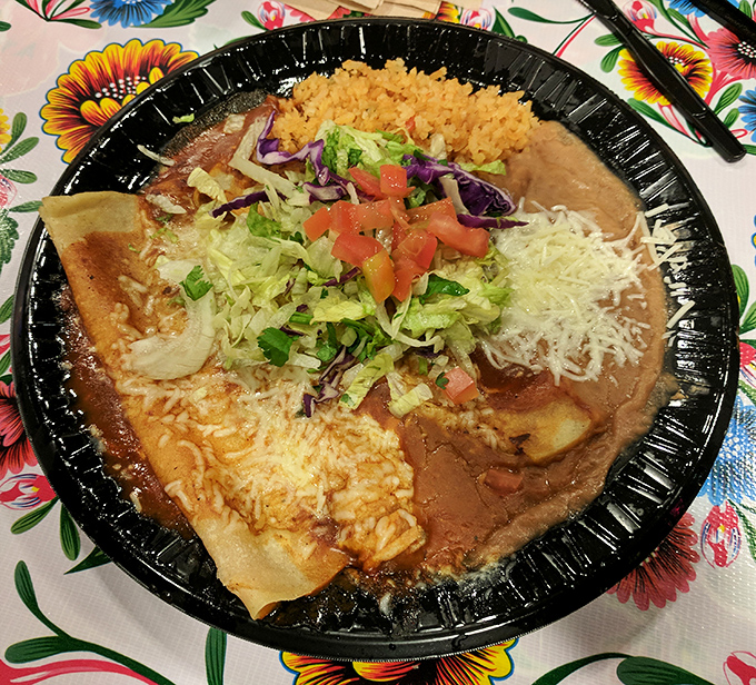 Where enchiladas swim in a lake of savory sauce, creating the kind of plate you'll dream about weeks later.