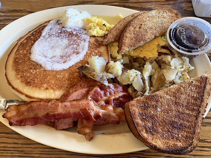 The Farmer's Breakfast: when your stomach says "I worked the fields at dawn" but you actually just binge-watched Netflix until 2 AM.