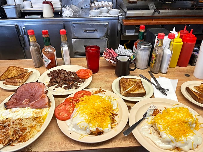 The breakfast spread at J&W doesn't just feed your body&mdash;it tells a story of American diner tradition that no trendy brunch spot could ever replicate.