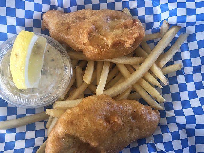 Beer-battered perfection that makes you wonder why anyone would eat fish any other way.
