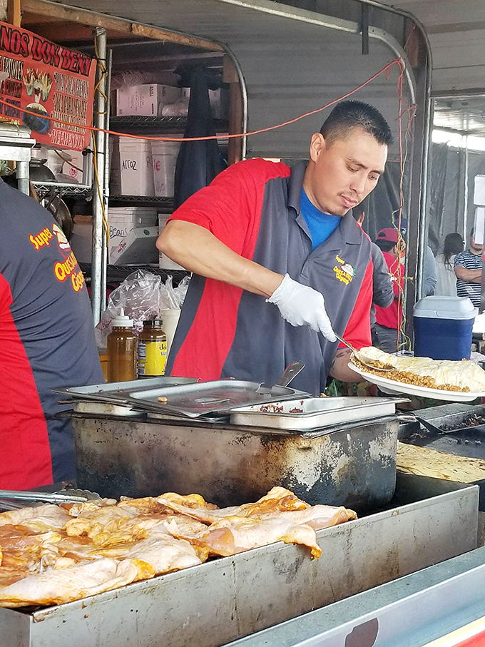 The sizzle tells you everything&mdash;this is where patience is rewarded with handcrafted quesadillas that make fast food seem like a sad compromise.
