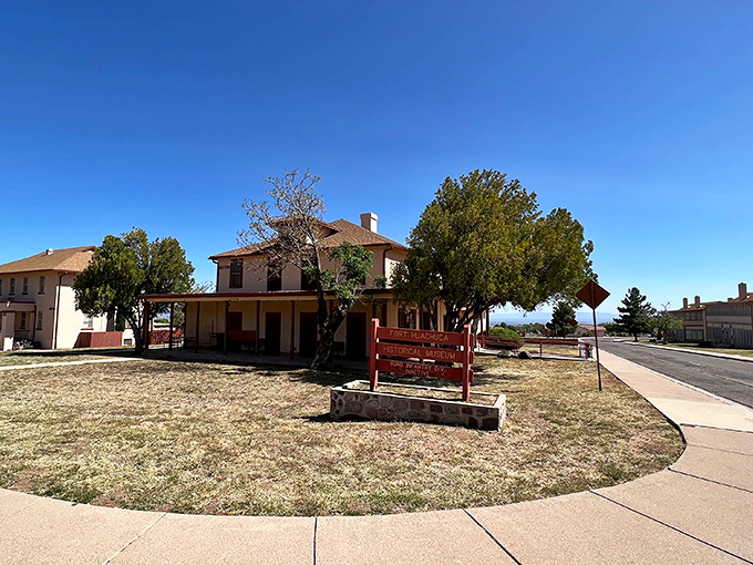 Fort Huachuca's historic buildings tell tales of the Old West, standing proudly as if time decided to take a coffee break around 1890.