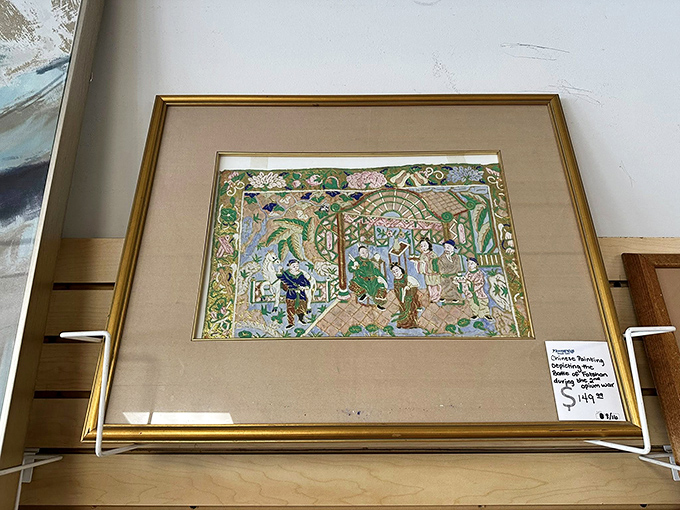 Ancient artistry meets modern bargain hunting&mdash;this framed Chinese painting brings cultural flair without the international airfare.