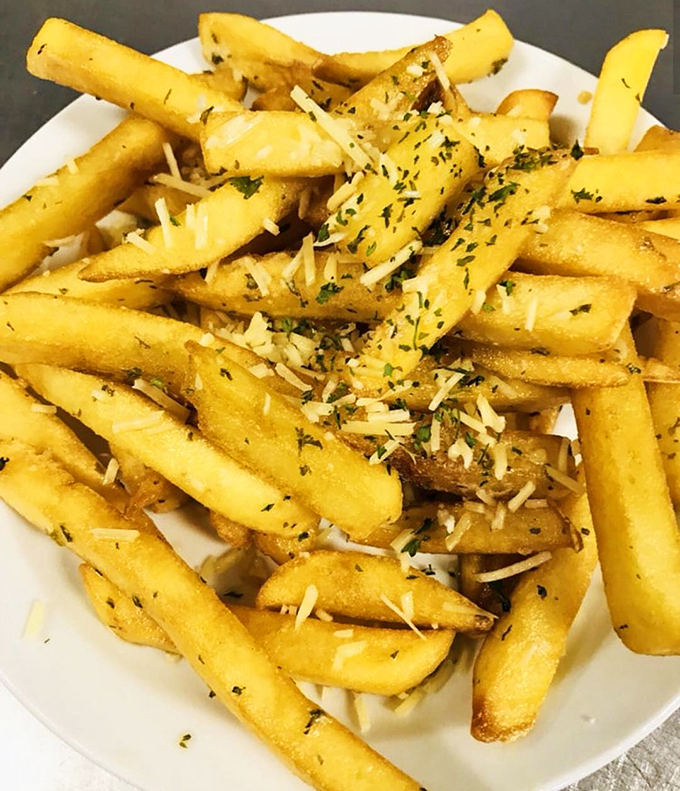 These aren't just fries&mdash;they're golden wands of potato perfection, dusted with herbs and parmesan that transform the humble spud into something magical.