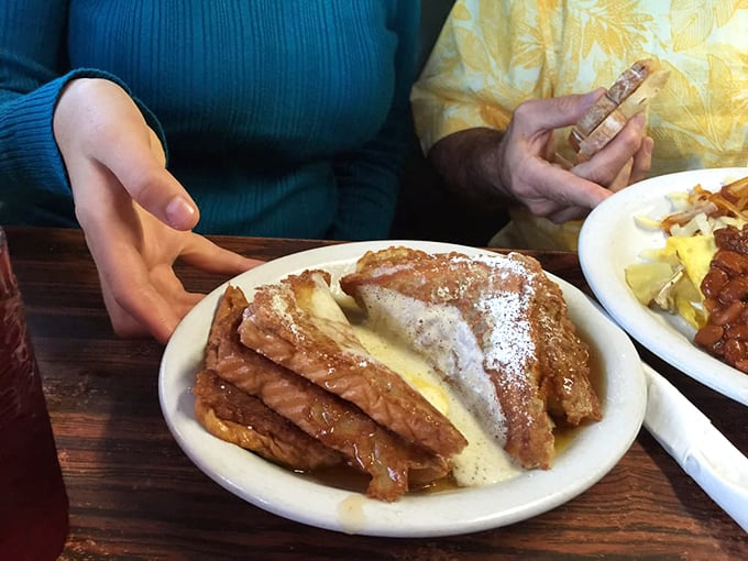 French toast that's achieved the perfect golden-brown exterior while maintaining that custard-like interior&mdash;the breakfast equivalent of hitting the lottery.