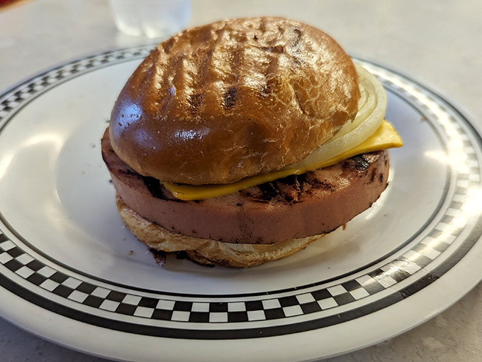 The fried bologna sandwich: childhood nostalgia upgraded to adulthood satisfaction on a perfectly toasted bun. Some things do improve with age.