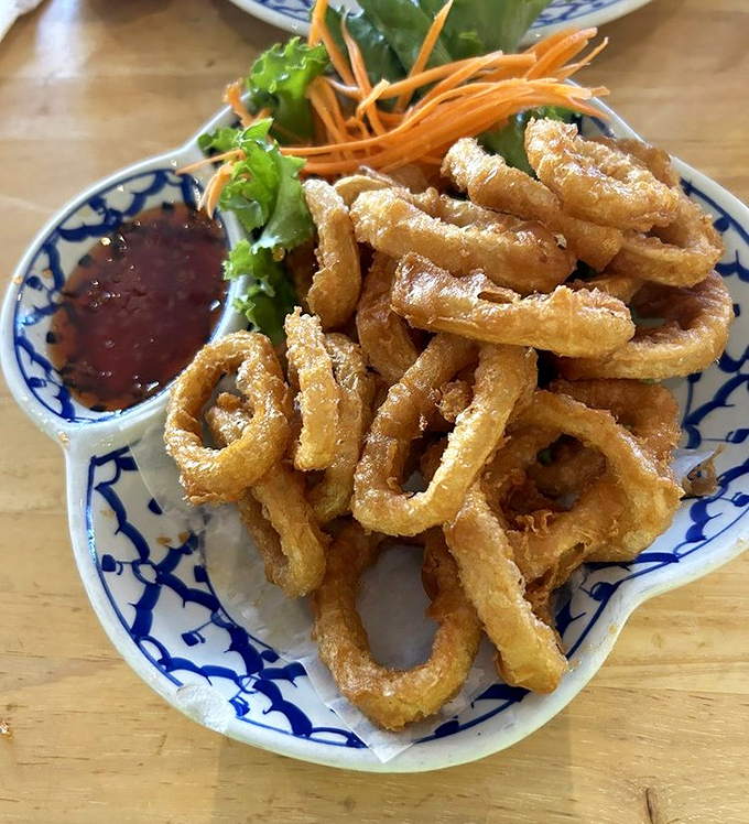 These calamari rings aren't just fried&mdash;they're transformed into crispy golden halos that make you wonder why you ever settled for less.