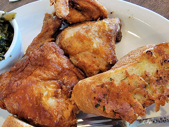 Fried chicken that would make your grandmother both jealous and proud&mdash;a crackling, golden armor protecting juicy treasure within.