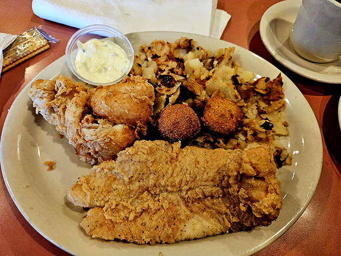 A platter that says "diet starts tomorrow" in the most delicious way possible. Crispy fried goodness with all the fixings&mdash;this isn't a meal, it's a commitment.