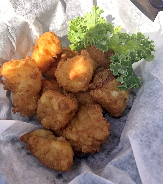 These fried scallops achieve that perfect golden crust while staying tender inside &ndash; it's basically seafood sorcery.