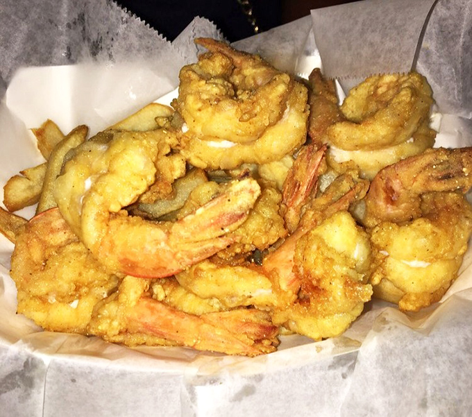 Fried shrimp so crispy and golden, they could double as edible sunshine on a cloudy Chicago day.