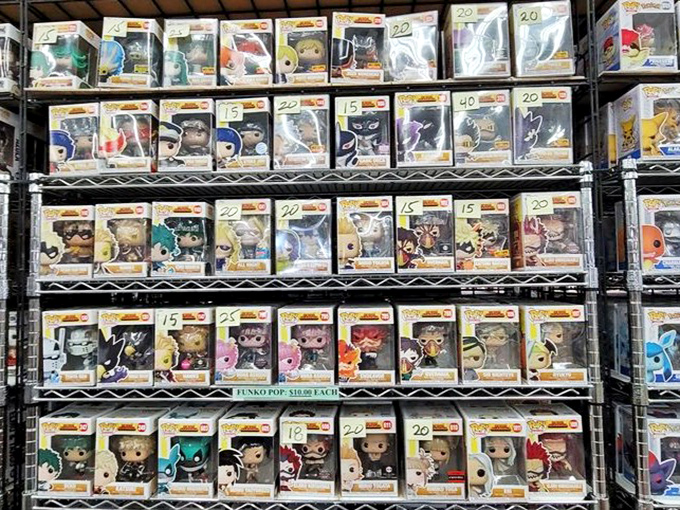 The Funko Pop wall&mdash;where characters from completely different universes can finally be neighbors. Marvel meets Star Wars meets The Office.