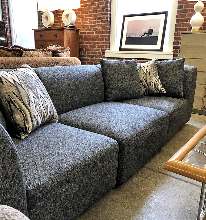 That moment when thrift store furniture looks better than what you paid full price for at that fancy boutique last year.