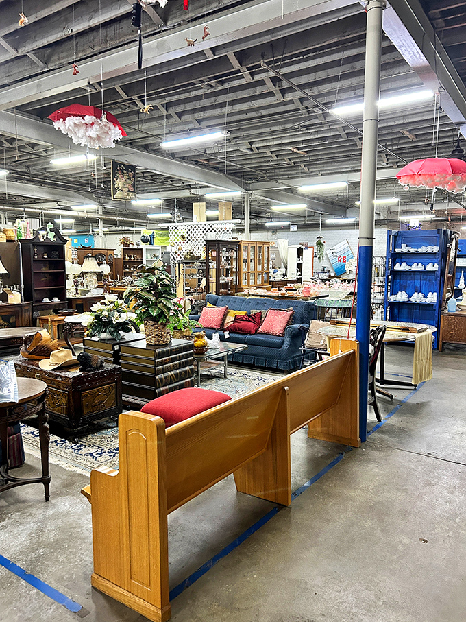 A living room tableau that whispers, "Come, sit a spell," as if the ghosts of conversations past are waiting for new voices.