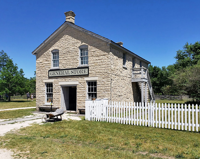 The General Store&mdash;where "one-stop shopping" meant flour, fabric, and farming tools instead of lattes and smartphone accessories.