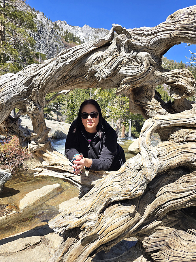 Nature's own picture frame, sculpted by centuries of wind and weather. The perfect spot for that "yes, I actually went outside" selfie.