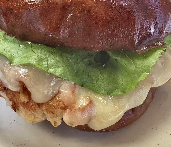 This isn't just a sandwich; it's architecture with cheese. The melty masterpiece that makes lunch the highlight of your day.