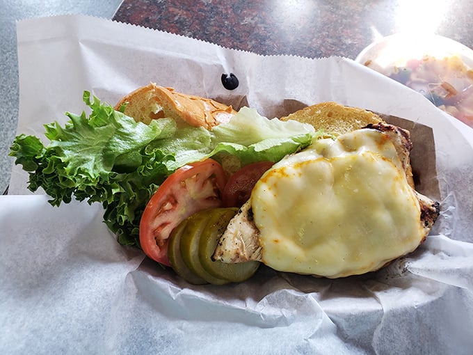 Fresh ingredients playing together in perfect harmony &ndash; this chicken sandwich is what other sandwiches aspire to be when they grow up.