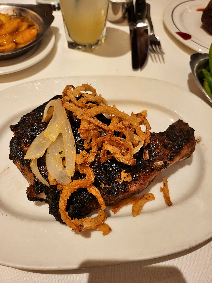 When a pork chop meets crispy onions, magic happens. This isn't just dinner&mdash;it's what your taste buds have been dreaming about all day.