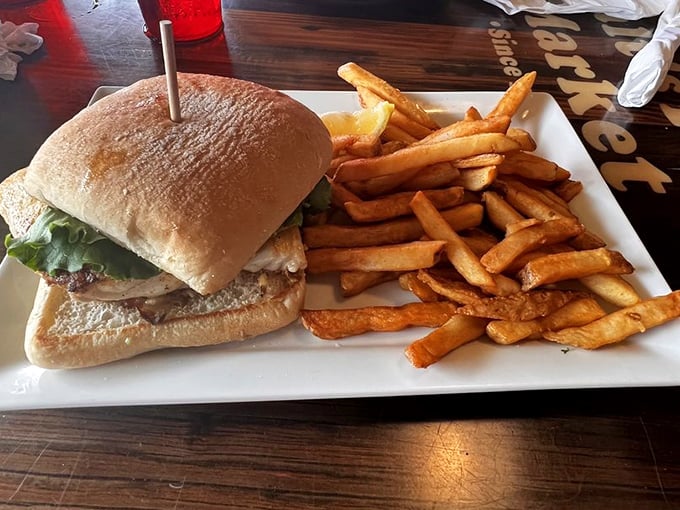 This isn't just a sandwich&mdash;it's Florida architecture. Sturdy bread foundation supporting the freshest fish, creating the ultimate handheld seafood experience.