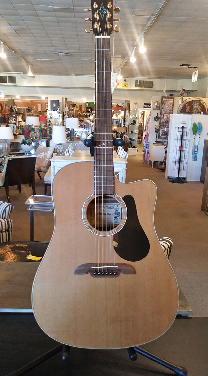 This acoustic beauty isn't just a guitar &ndash; it's countless campfire songs, serenades, and "anyway, here's Wonderwall" moments waiting to happen.