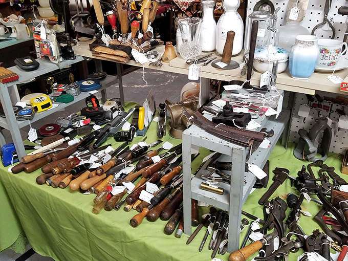 Not just tools—these are the implements that built America, their wooden handles polished by decades of calloused hands.