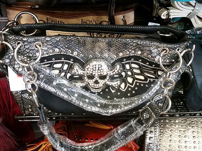 Not just any handbag&mdash;a statement piece with attitude. Someone's former fashion splurge becomes your conversation-starting accessory.