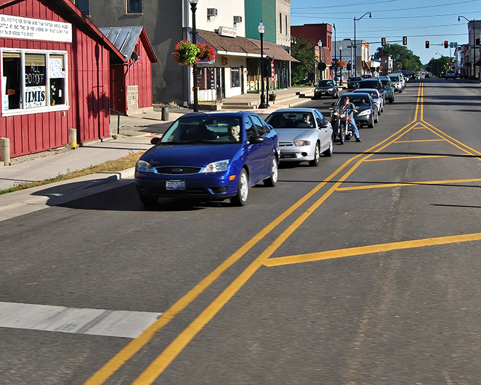The parade of parked cars along Main Street suggests Princeton's downtown isn't just pretty &ndash; it's actually still where people come to do business.