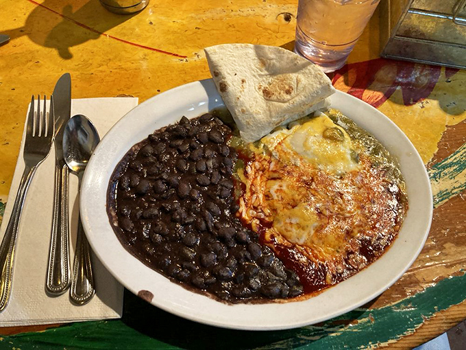 Huevos rancheros: where New Mexican breakfast traditions meet the universal language of "I need this in my life right now."
