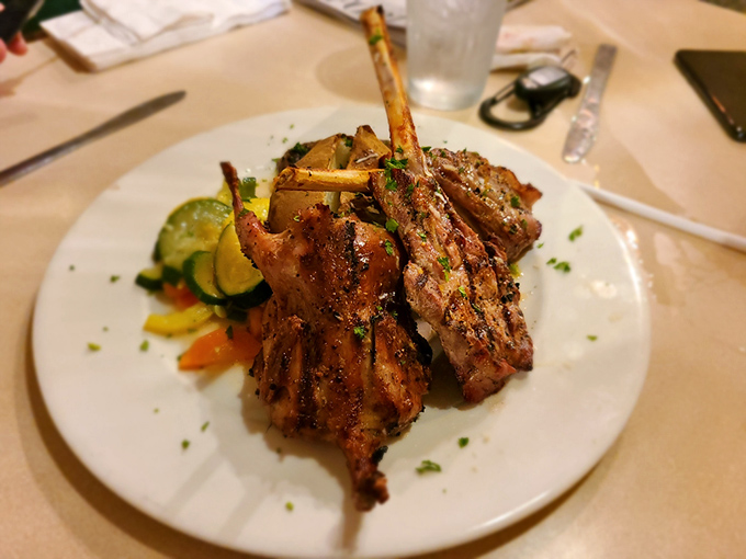 The Hunter's Platter: enough meat to make Fred Flintstone jealous, served with zero irony and maximum flavor.