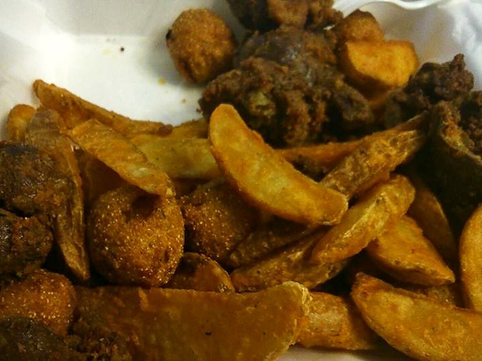 These aren&rsquo;t just any hush puppies&mdash;they&rsquo;re what cornbread dreams of becoming when it dives into the fryer. Crispy outside, fluffy inside, completely irresistible.