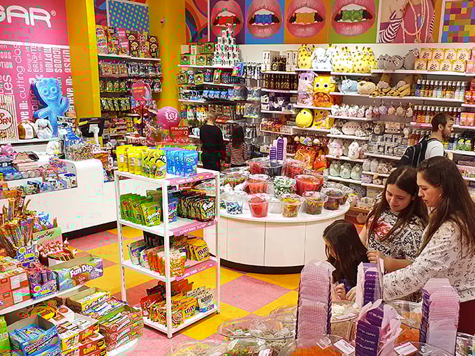 IT'SUGAR candy store – where adults revert to childhood and diets go to die amid a rainbow explosion of sweet temptations.