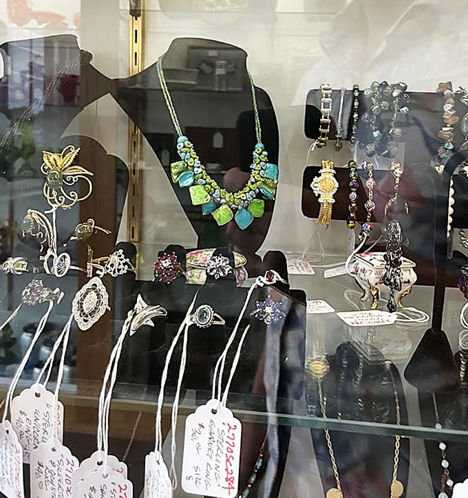 Sparkly statements from decades past, when jewelry boxes held stories instead of just accessories.