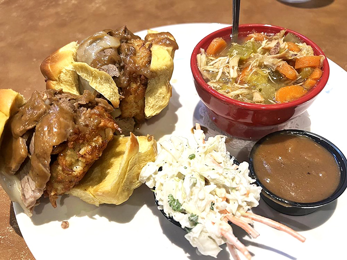 These Jewish sliders aren't playing small ball&mdash;they're bringing major league flavor with tender meat, soup on the side, and coleslaw for that perfect crunch.