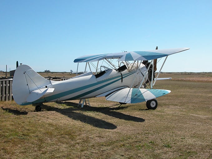 This vintage biplane at Katama Airpark looks ready for its Indiana Jones moment&mdash;just add leather jacket, fedora, and an unreasonable fear of snakes.