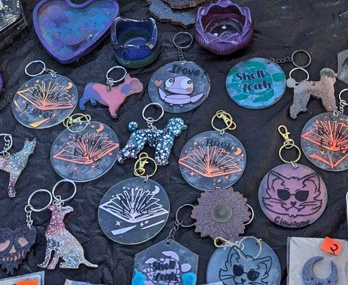 Keychain karma&mdash;find the one that speaks to your soul. That "Shell Yeah" one is practically calling my name!