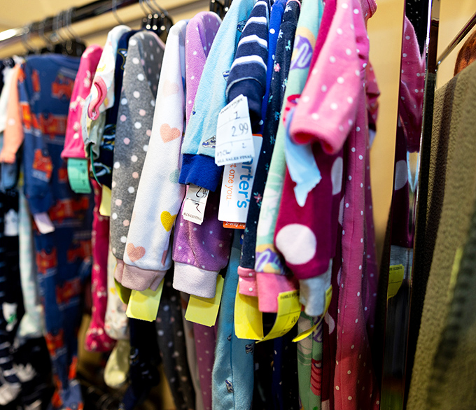 Tiny clothes for tiny humans with enormous imaginations. These colorful sleepwear pieces are ready for bedtime stories and sweet dreams.