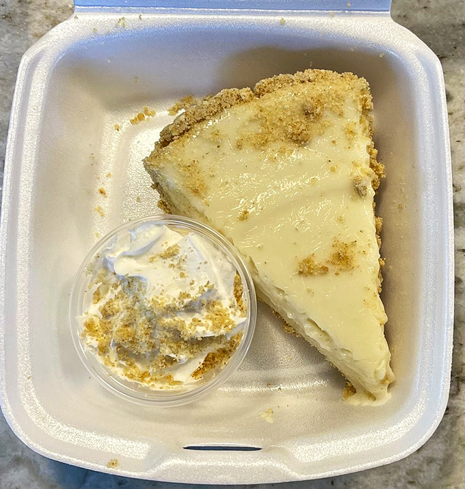 Key lime pie to-go, because sometimes dessert is too good to wait for and Florida's signature sweet deserves the spotlight.