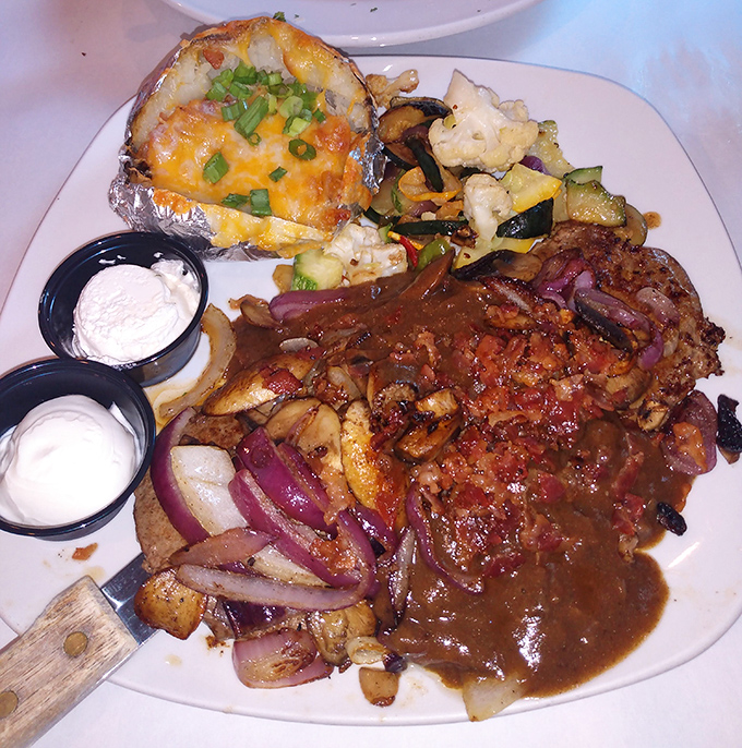 Comfort food elevated&mdash;tender liver and onions swimming in savory gravy proves that grandma's favorites can still steal the spotlight.