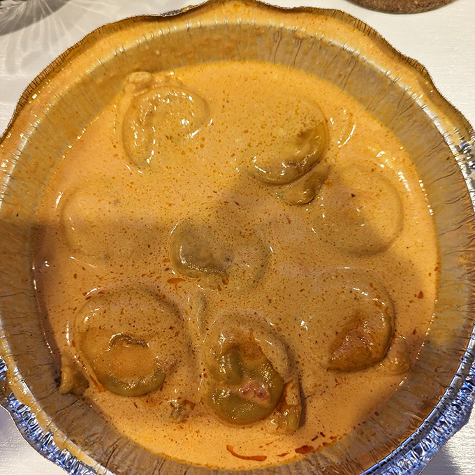 This isn't just soup &ndash; it's a warm embrace in a bowl. Those tender morsels swimming in creamy broth are whispering sweet nothings to your stomach.