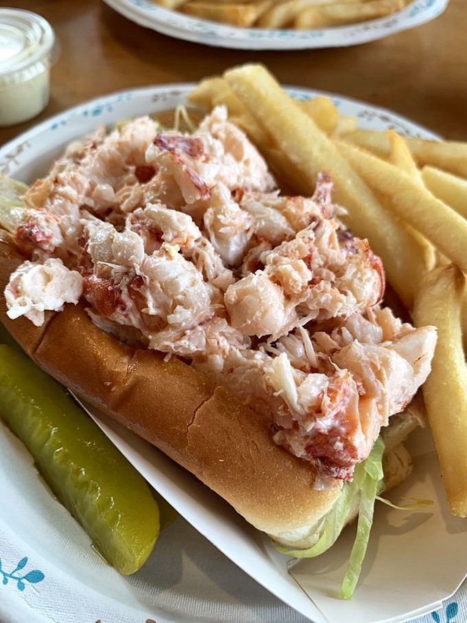 The lobster roll of your dreams&mdash;simple, abundant, and utterly perfect. No fancy tricks needed when the star ingredient shines this bright.