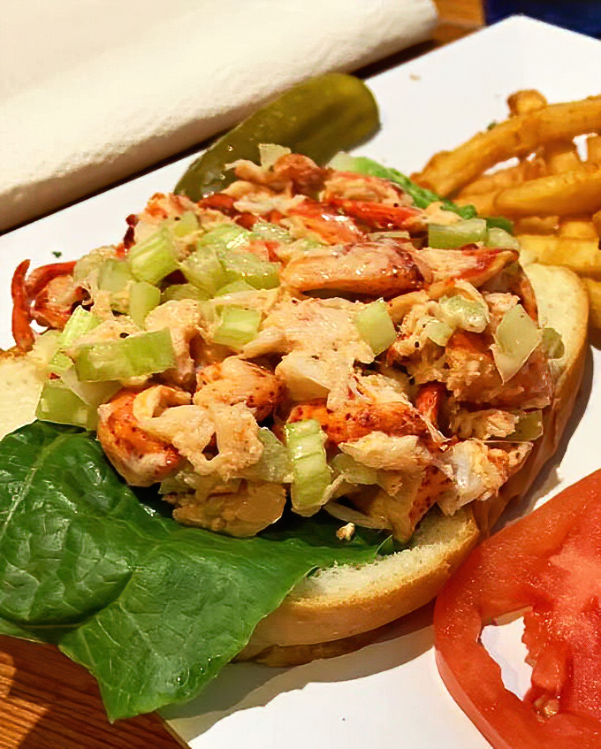 A lobster roll that doesn't need New England's permission to be spectacular. Fresh, generous, and ready for its close-up.