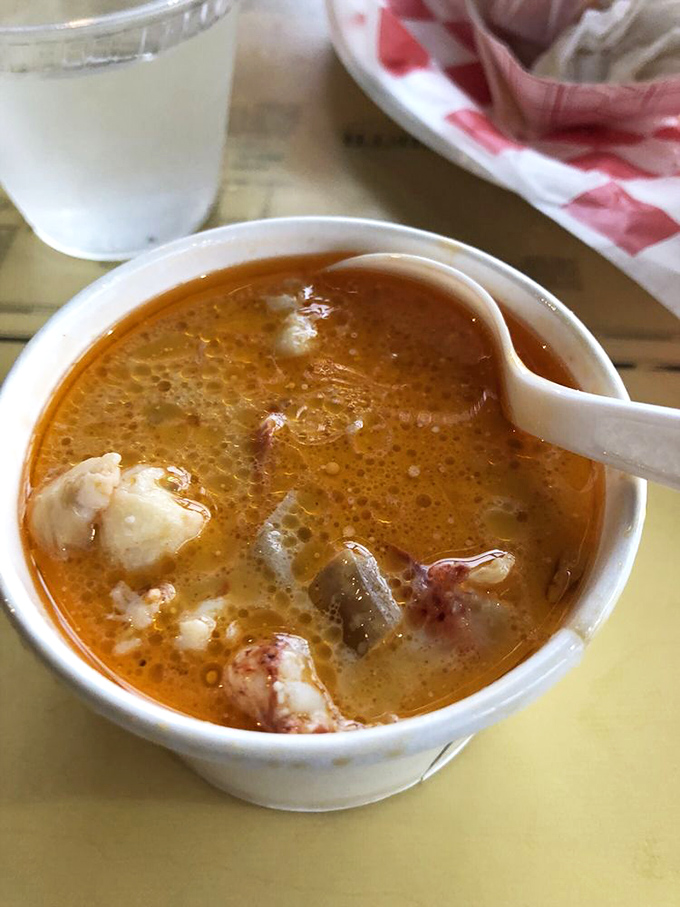 This lobster stew is what happens when cream, butter, and fresh seafood decide to throw a party in a bowl.