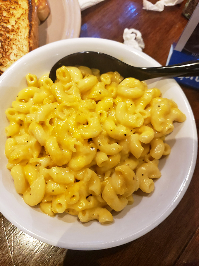Mac and cheese that doesn't just comfort the soul &ndash; it gives it a warm hug and whispers, "Everything's going to be alright."