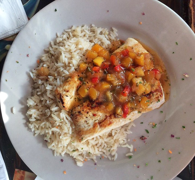 Fresh fish meets tropical salsa in a vacation for your taste buds. Simple, elegant, and exactly what Florida dining should be.